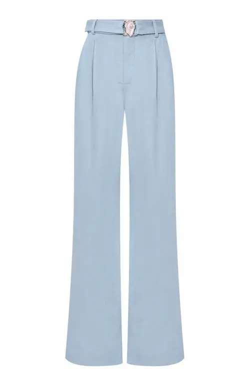 PatBO Aquamist Linen Pant - Blue