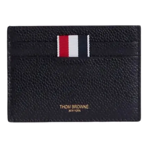 Thom Browne Card Holder Wallet - Black