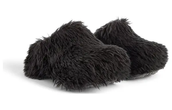 Balenciaga Crocs Mules Fake Fur On Rubber