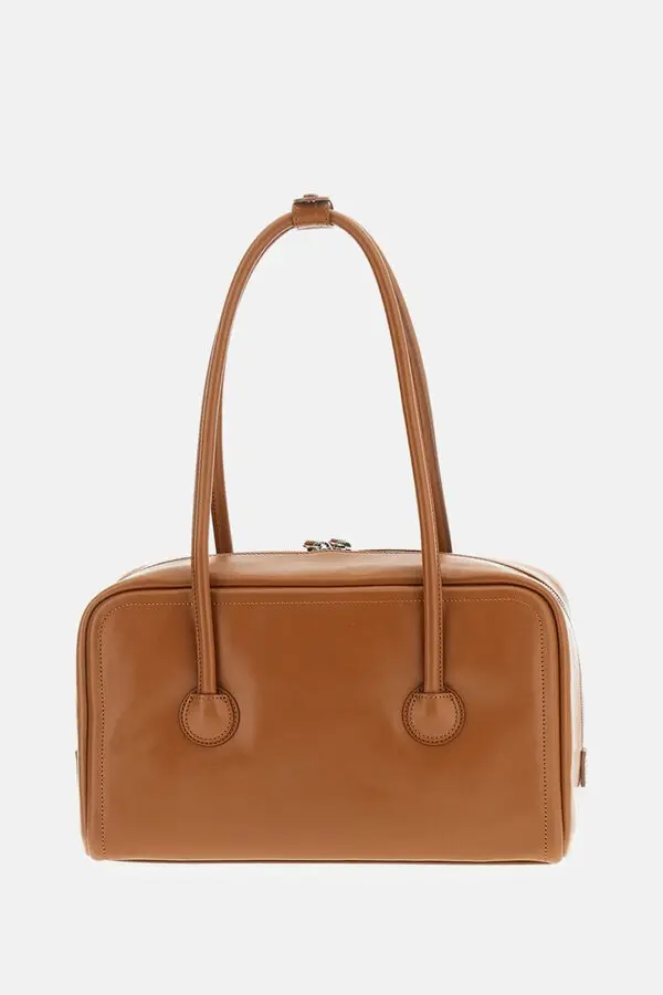 MARGESHERWOOD Borsa A Spalla Soft Boston - Marrone