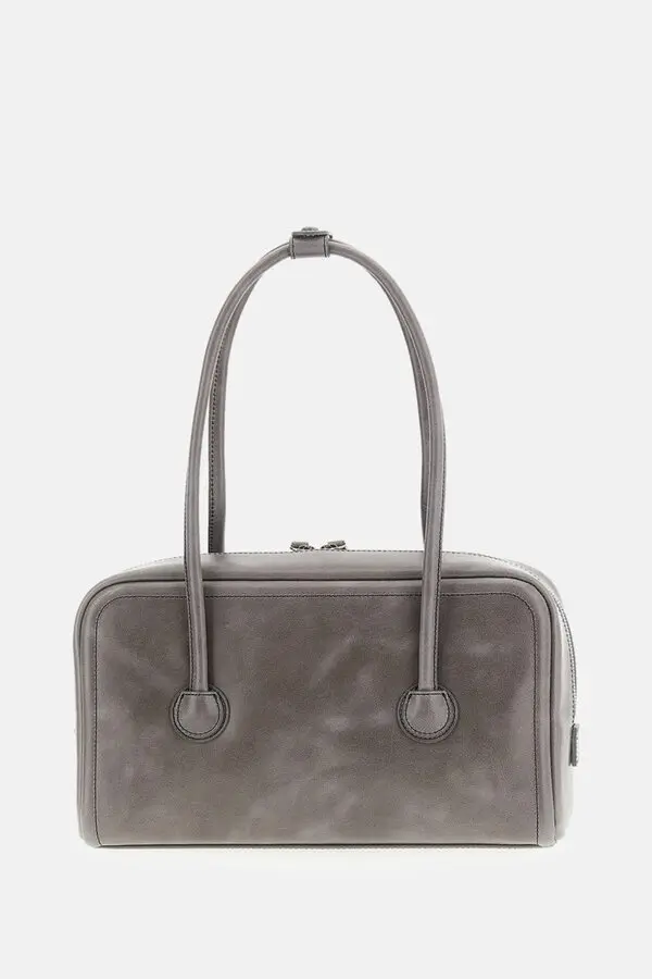 MARGESHERWOOD Borsa A Spalla Soft Boston Small - Grigio