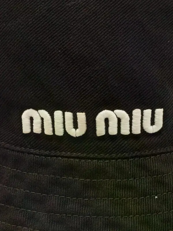 Miu Miu Logo-embroidered Bucket Hat