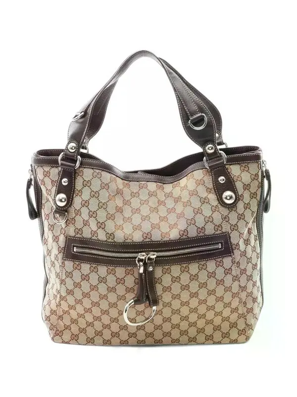 Gucci 2010s Large Iconbit Tote Bag - Neutrals