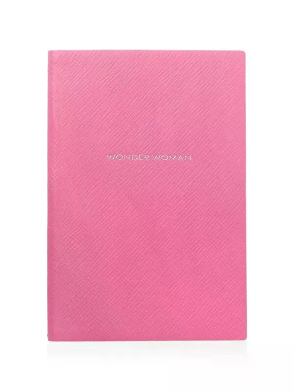 Smythson Wonder Chelsea Notebook - Pink