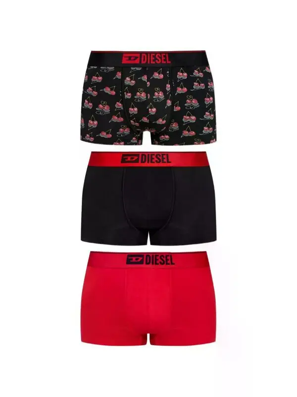 DIESEL® Logo-waistband Boxer Briefs