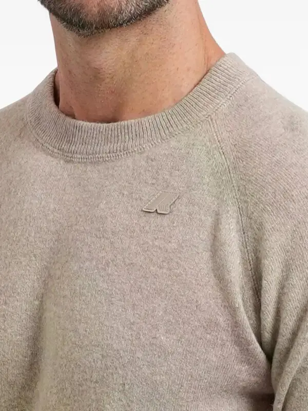 K-WAY Fragan Logo-patch Sweater