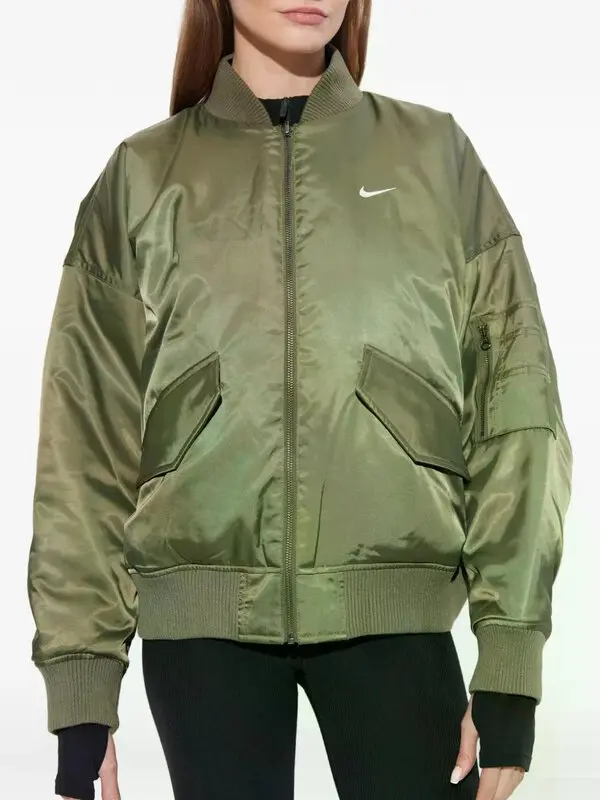 Nike Reversible Logo-embroidered Bomber Jacket
