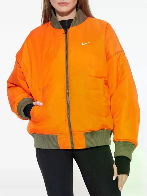 Nike Reversible Logo-embroidered Bomber Jacket