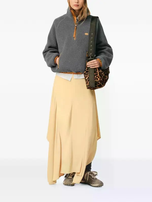AMI Paris Fleece Vareuse With Patch
