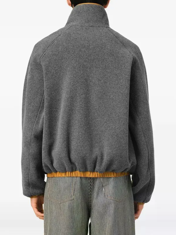 AMI Paris Fleece Vareuse With Patch