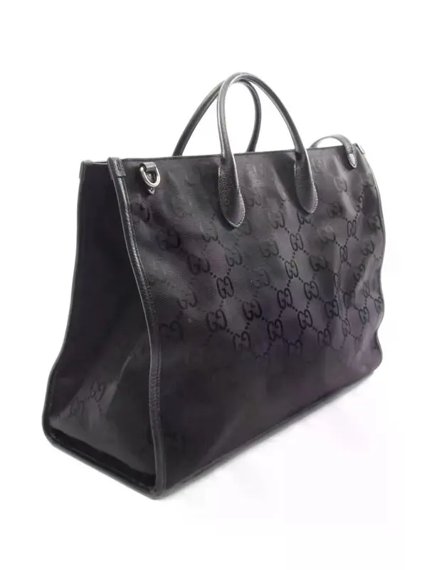 Gucci 2010s Off The Grid Gg-pattern Tote Bag - Black