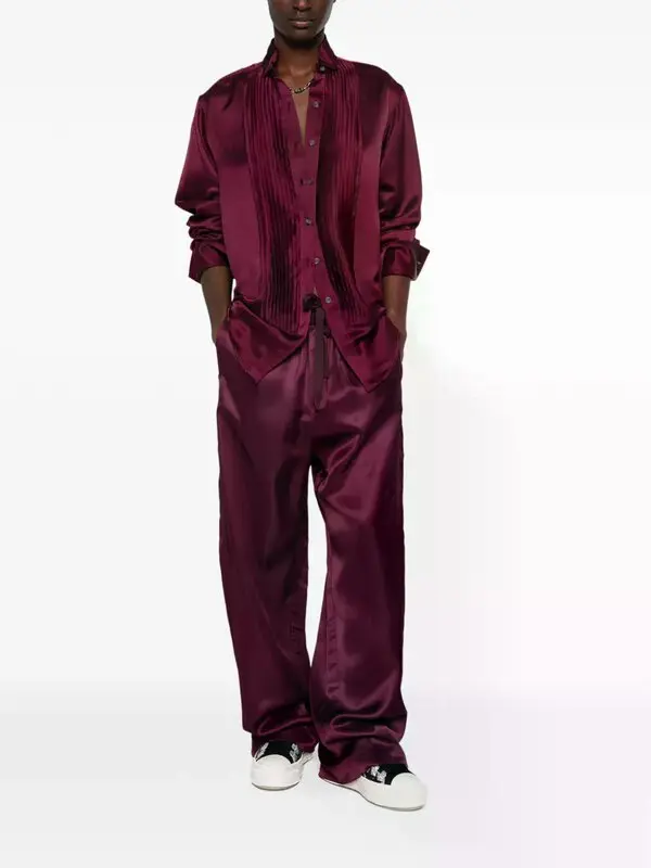 SANDERLAK Pleated-bib Shirt
