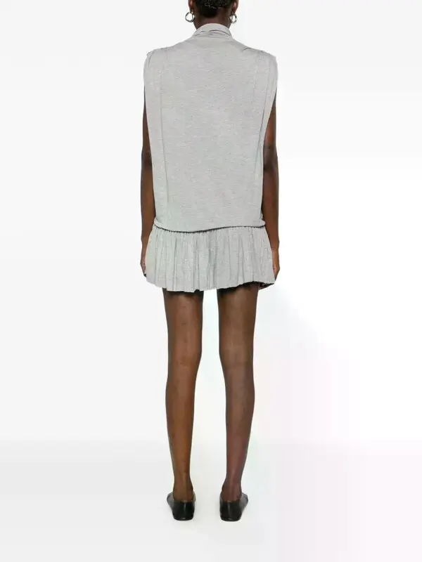 Gimaguas Ruched Sleeveless Mini Dress