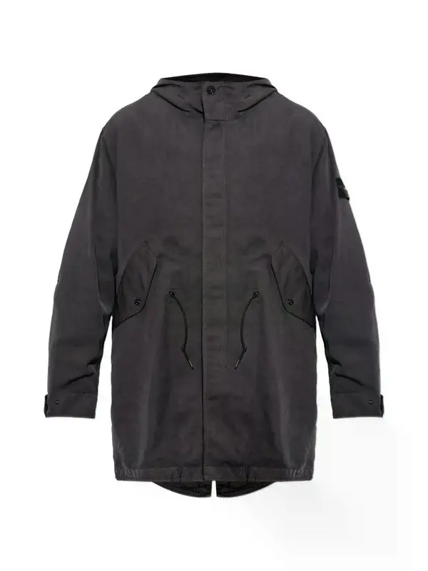 Stone Island 7100013 Dense Oxford Nylon-tc Parka - Grey