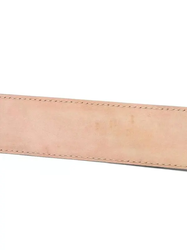 Gucci 2010s Flora Leather Belt
