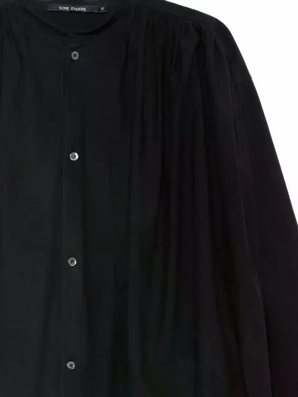 Sofie D'hoore Gathered Front-button Mini Dress