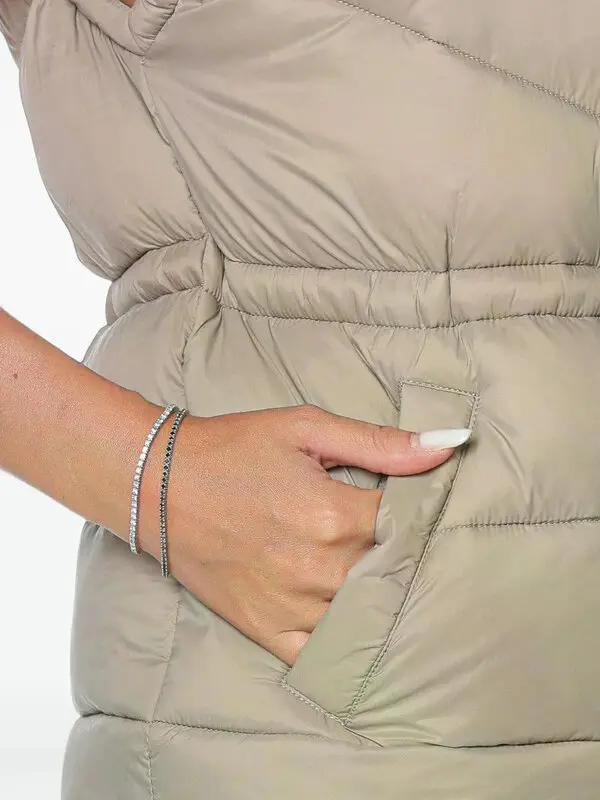 Karl Lagerfeld Quilted Drawstring-waist Gilet