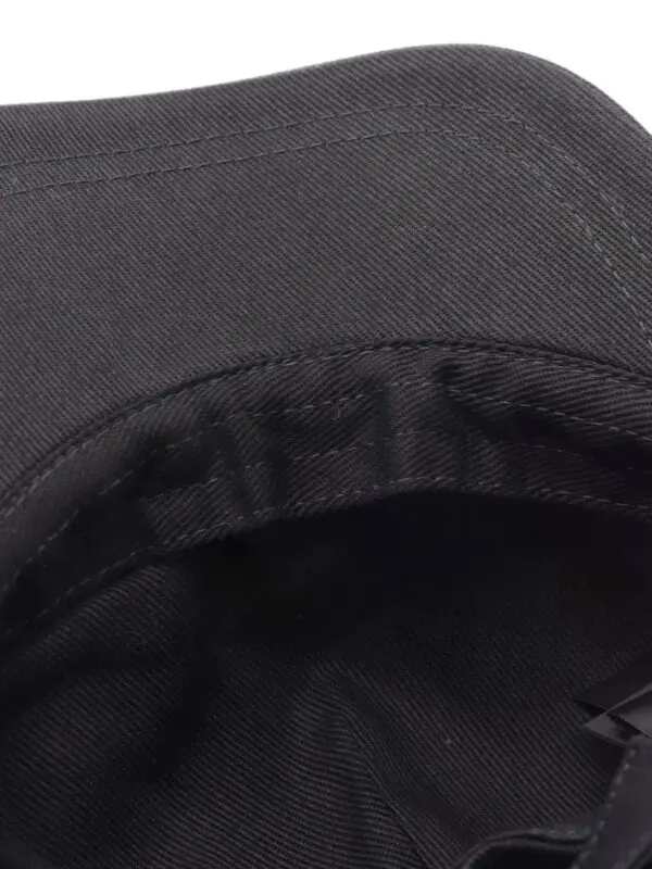 Miu Miu 2010s Logo-embroidered Baseball Cap - Black