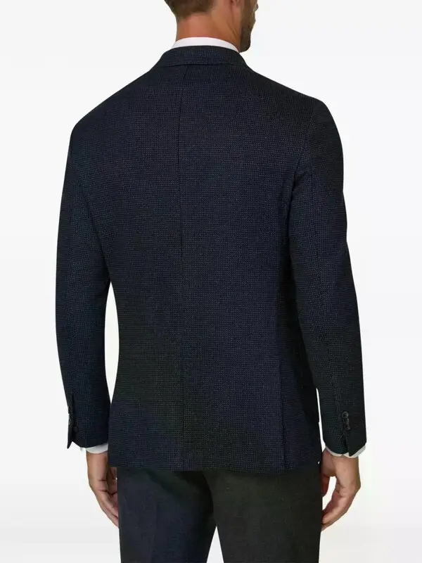Boggi Milano Blazer Micro-patterned Cotton-blend B Jersey