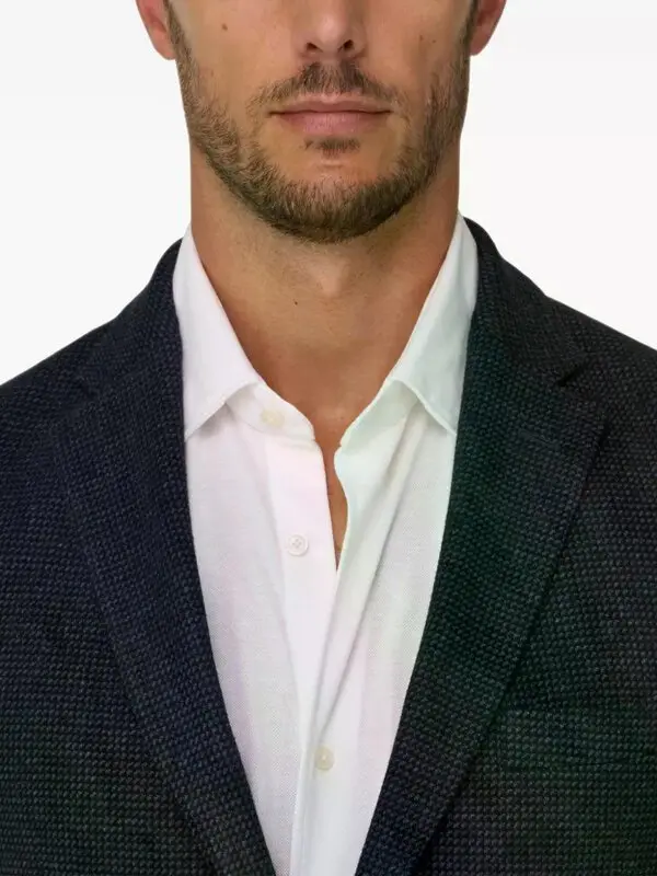 Boggi Milano Blazer Micro-patterned Cotton-blend B Jersey