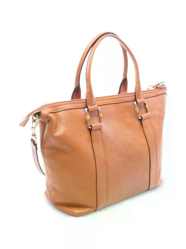 Gucci 2000s 2-way Leather Tote Bag