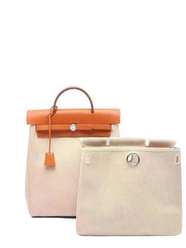 Hermès 1999 Pm Herbag Backpack - Neutrals