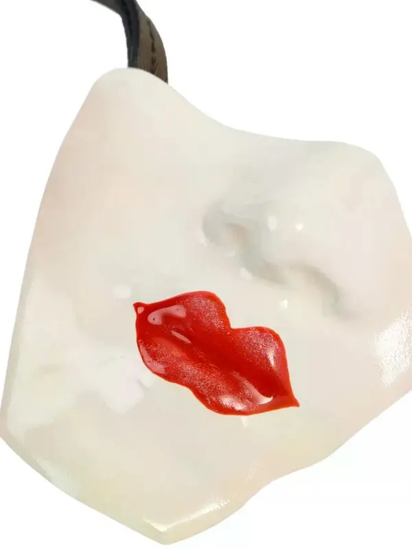 MAISON MARGIELA Broken Doll Face Lips Bag Charm