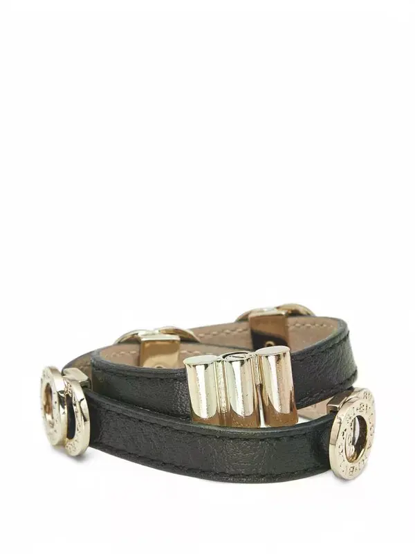 BVLGARI Circle Leather Bracelet