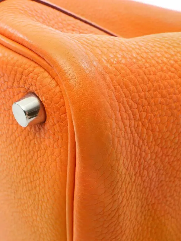 Hermès 2008 Pm Picotane Clemence Handbag - Orange