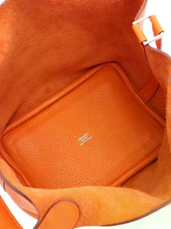 Hermès 2008 Pm Picotane Clemence Handbag - Orange