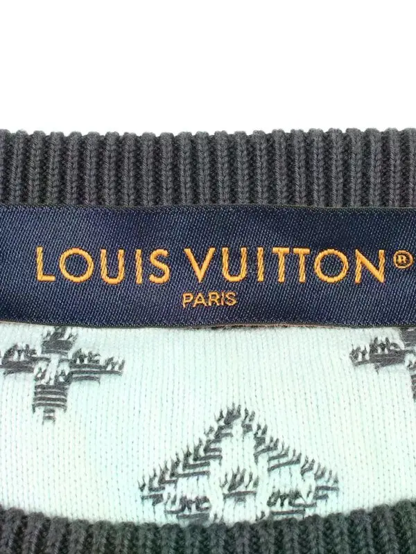 LOUIS VUITTON 2010s Monogram Gradient Long-sleeve Sweater