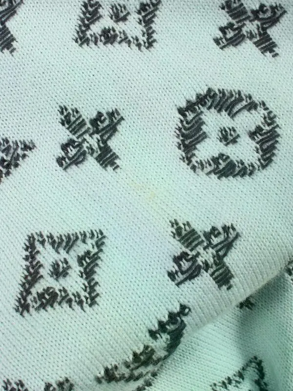 LOUIS VUITTON 2010s Monogram Gradient Long-sleeve Sweater