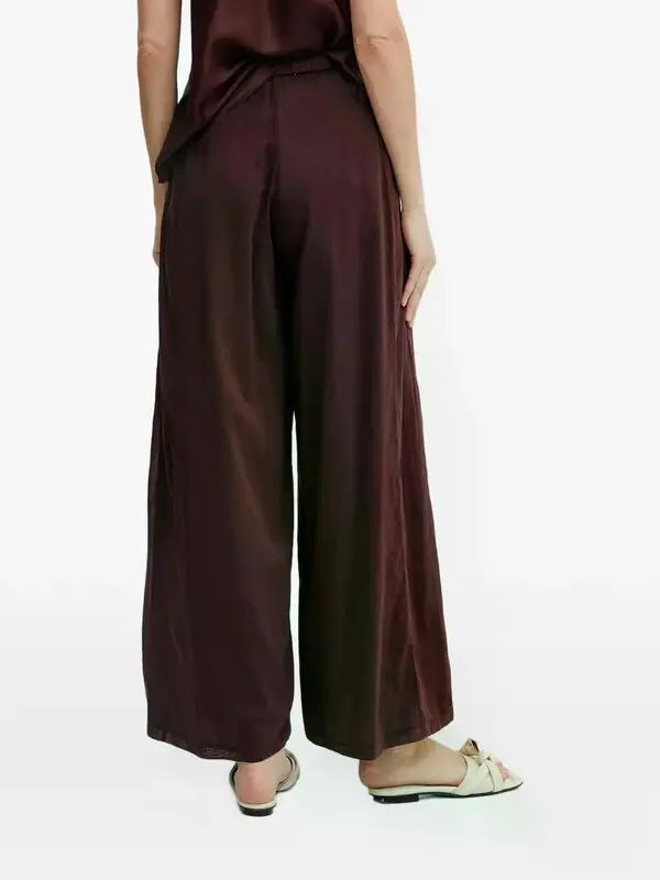 FORTE_FORTE Button-fastening Wide-leg Palazzo Pants