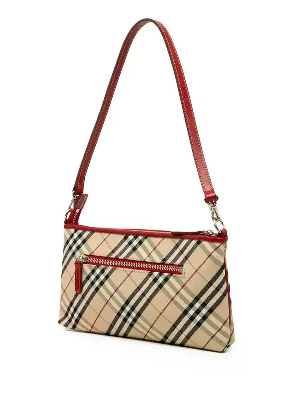 Burberry 1990-2015 Nova Check Canvas Satchel