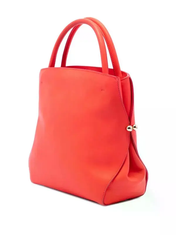 Dior 2013 Small Smooth Calfskin Diorbar Tote Bag - Red