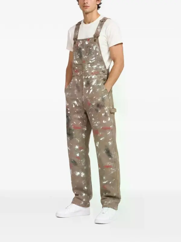 WARMAN Paint-splatter Dungarees