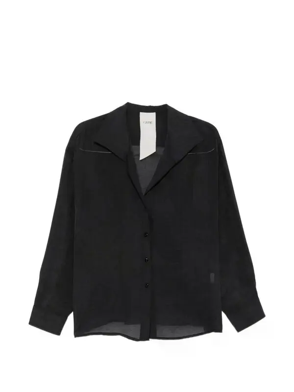 RAME Sheer Long-sleeve Shirt