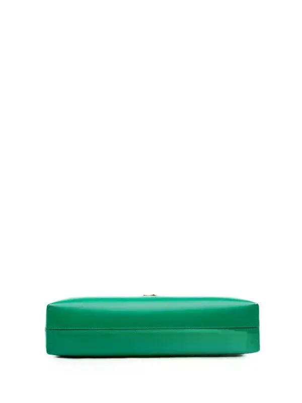 FERRAGAMO 2010-2026 Leather Gancini Trifolio Shoulder Bag