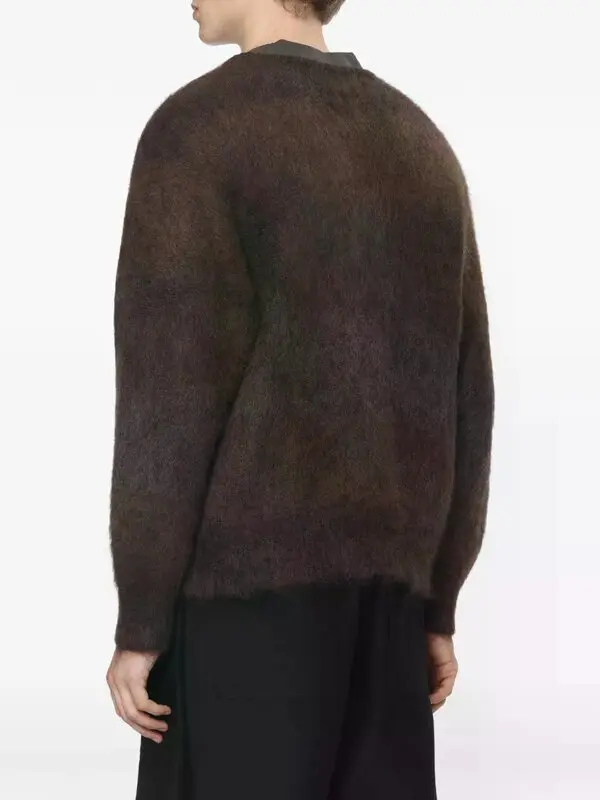 Comme Des Garçons Mohair-blend Brushed Cardigan
