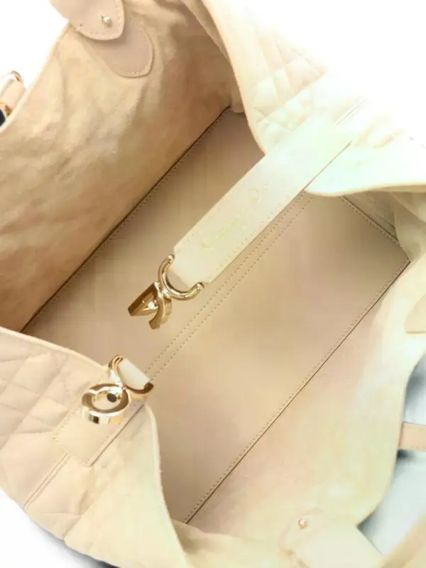 Dior 2010s Toujours Macro Cannage Tote Bag