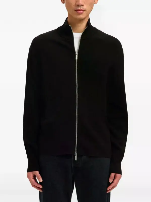 SELECTED Teller Zip-up Cardigan