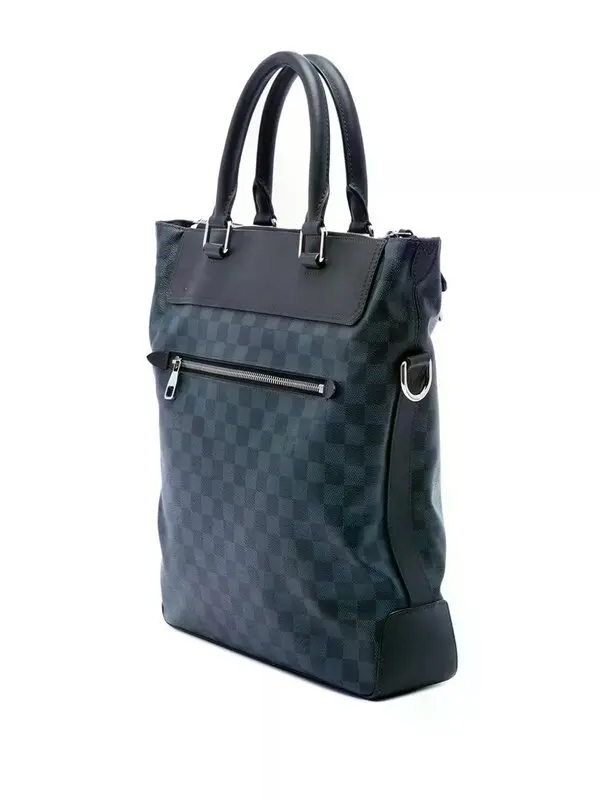 LOUIS VUITTON 2014 Damier Cobalt Greenwich Tote Satchel