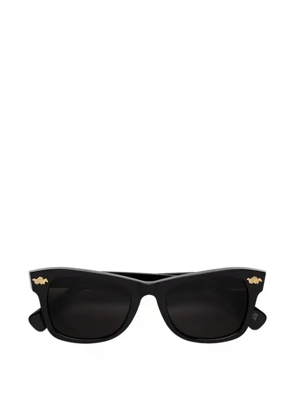 Marni Logo-plaque Square-frame Sunglasses - Black