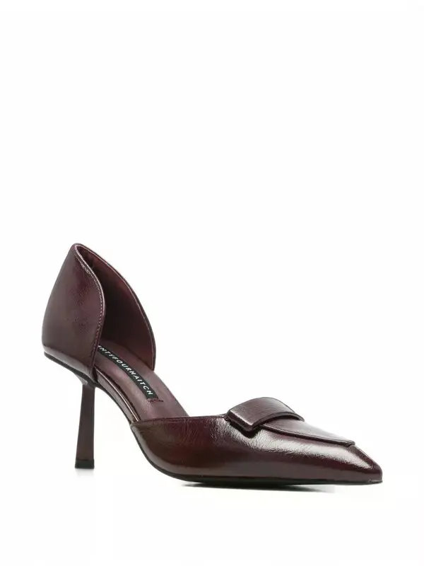 TWENTY FOURHAITCH Pointed-toe Pumps - Red