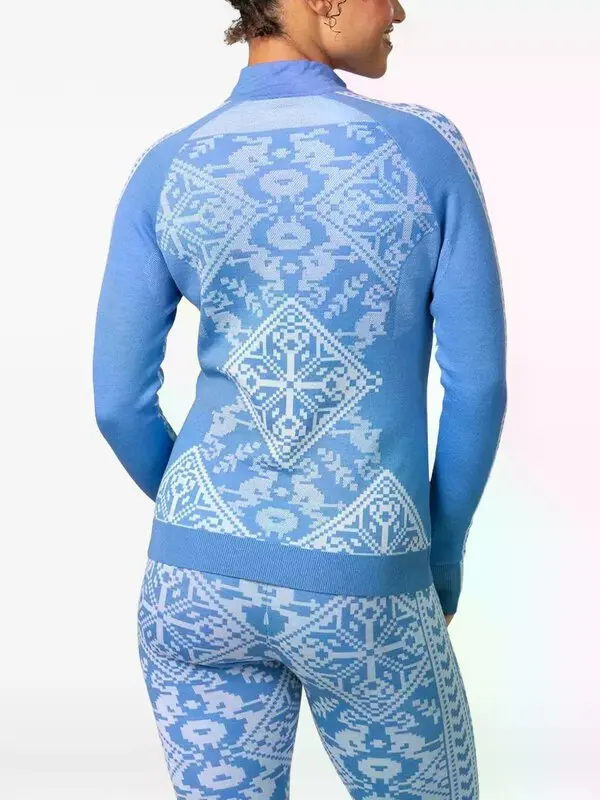Kari Traa Saga Jacquard-knit Base Layer Sweater
