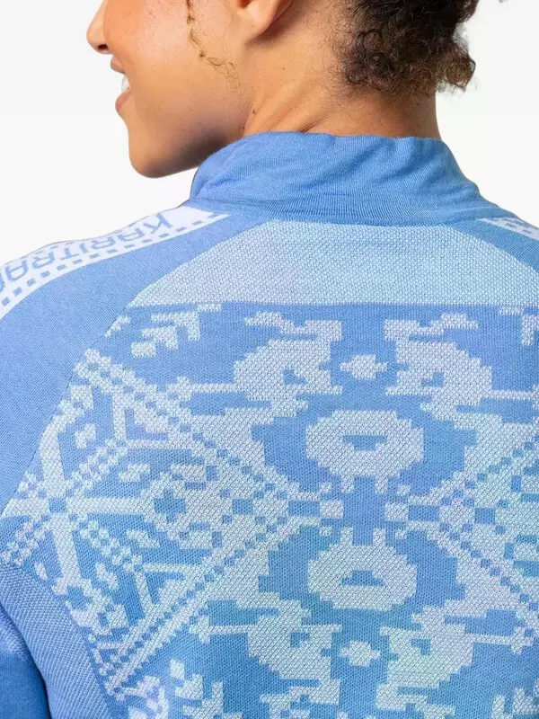 Kari Traa Saga Jacquard-knit Base Layer Sweater