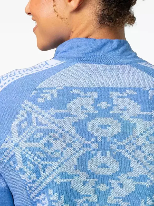 Kari Traa Saga Jacquard-knit Base Layer Sweater