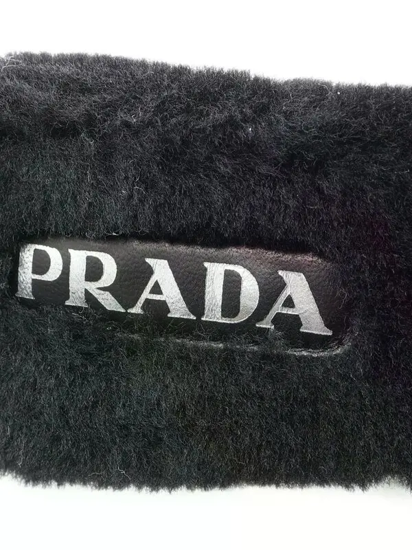 Prada 2010s Logo-plaque Sandals