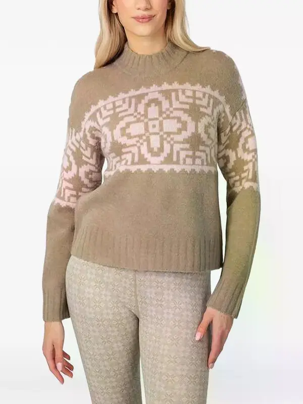 Kari Traa Disa Fair Isle-knit High-neck Sweater