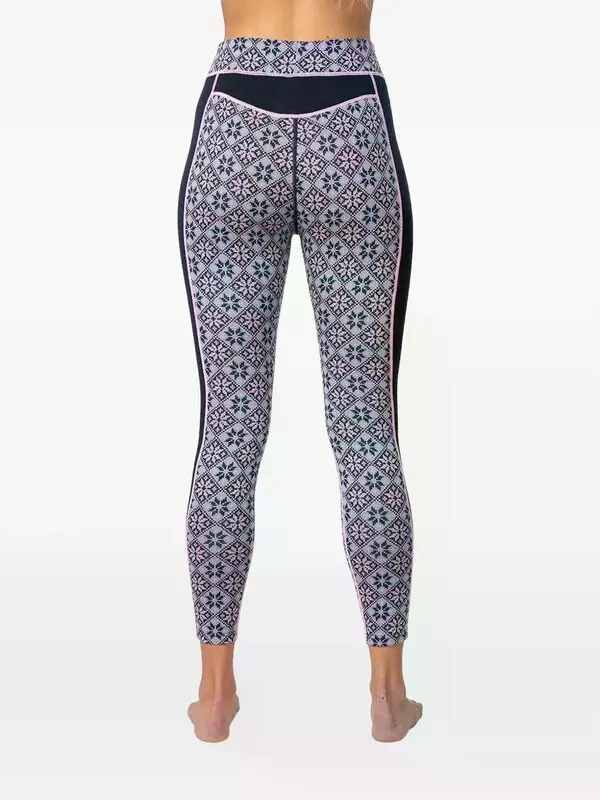 Kari Traa Rose Fair Isle-patterned Layer Pants - Blue